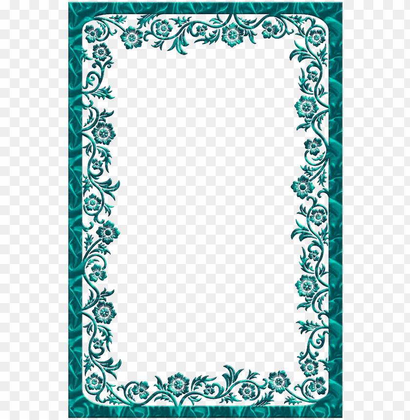Free download | HD PNG large turquoise transparent frame png border ...