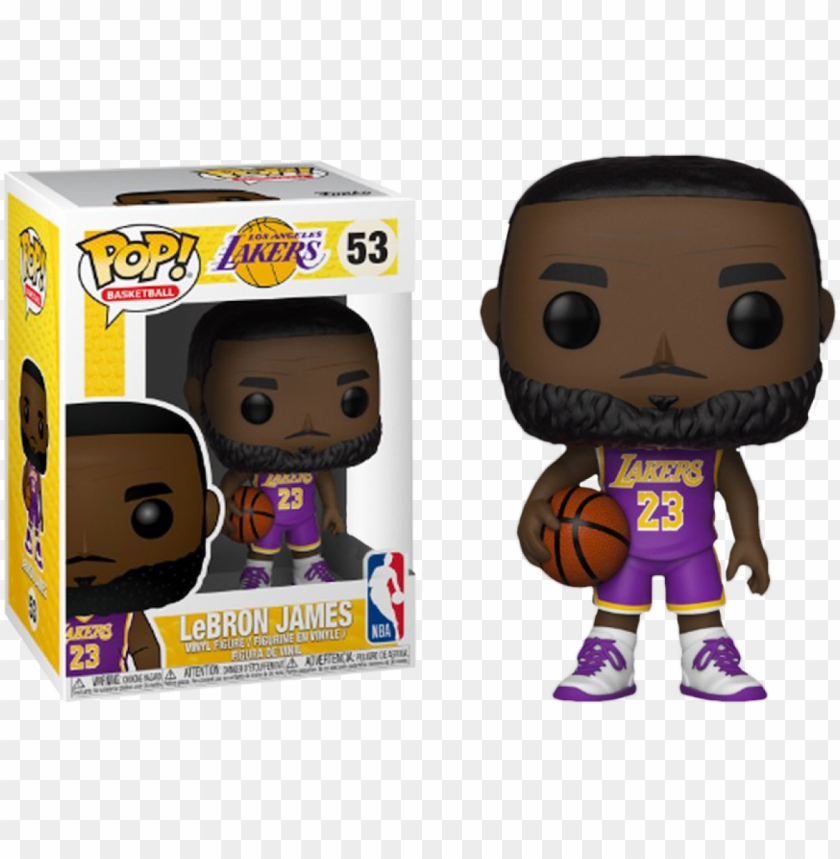 Free download | HD PNG lebron james nba la lakers purple jersey fanatics exclusive pop vinyl PNG ...
