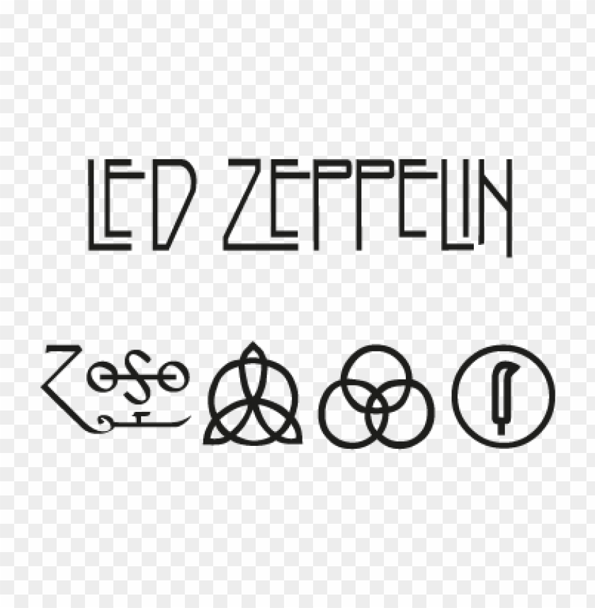 Free download | HD PNG led zeppelin vector logo free download | TOPpng