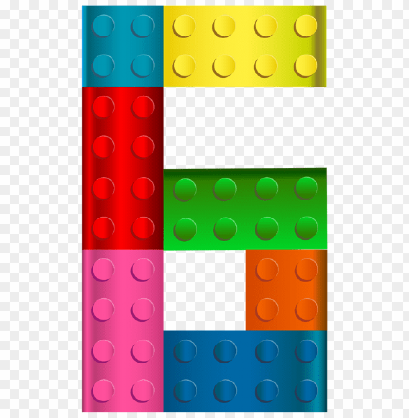 Free download | HD PNG lego number six clipart png photo - 48651 | TOPpng