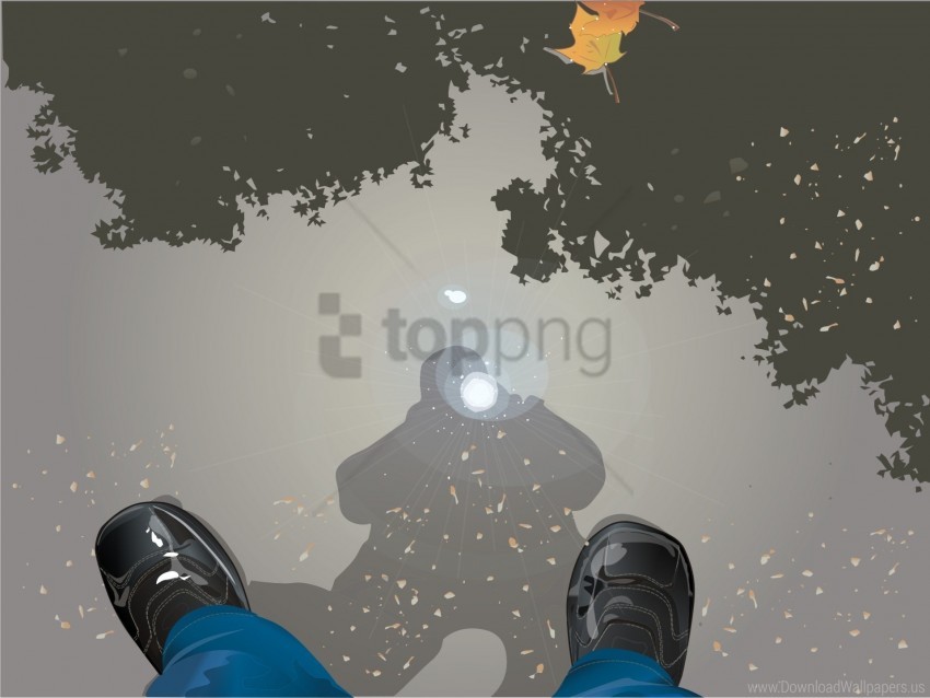 Free download | HD PNG legs puddle reflection shadow shoes wallpaper ...