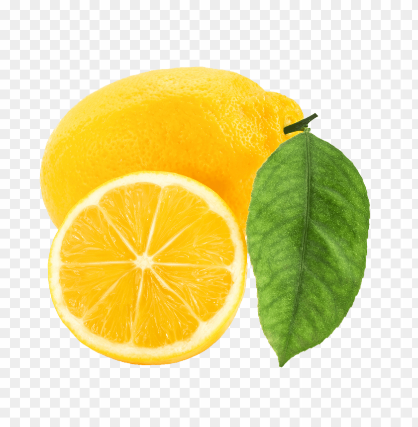 Free download | HD PNG sliced lemon with a green leaf and a full lemon ...