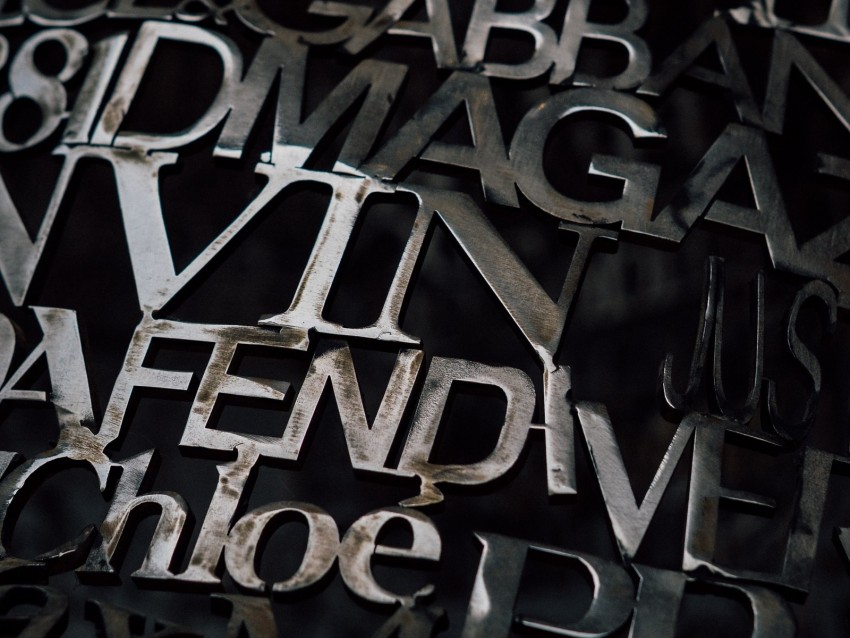 Free download | HD PNG letters metallic silver dark 4k wallpaper | TOPpng