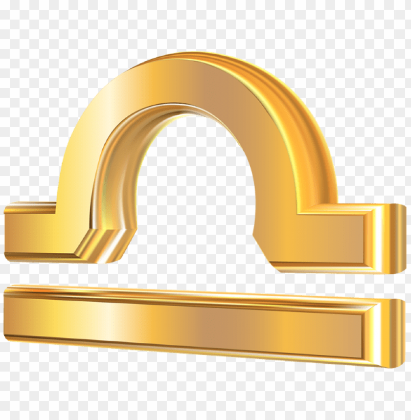 Free download | HD PNG libra 3d gold zodiac sign clipart png photo ...