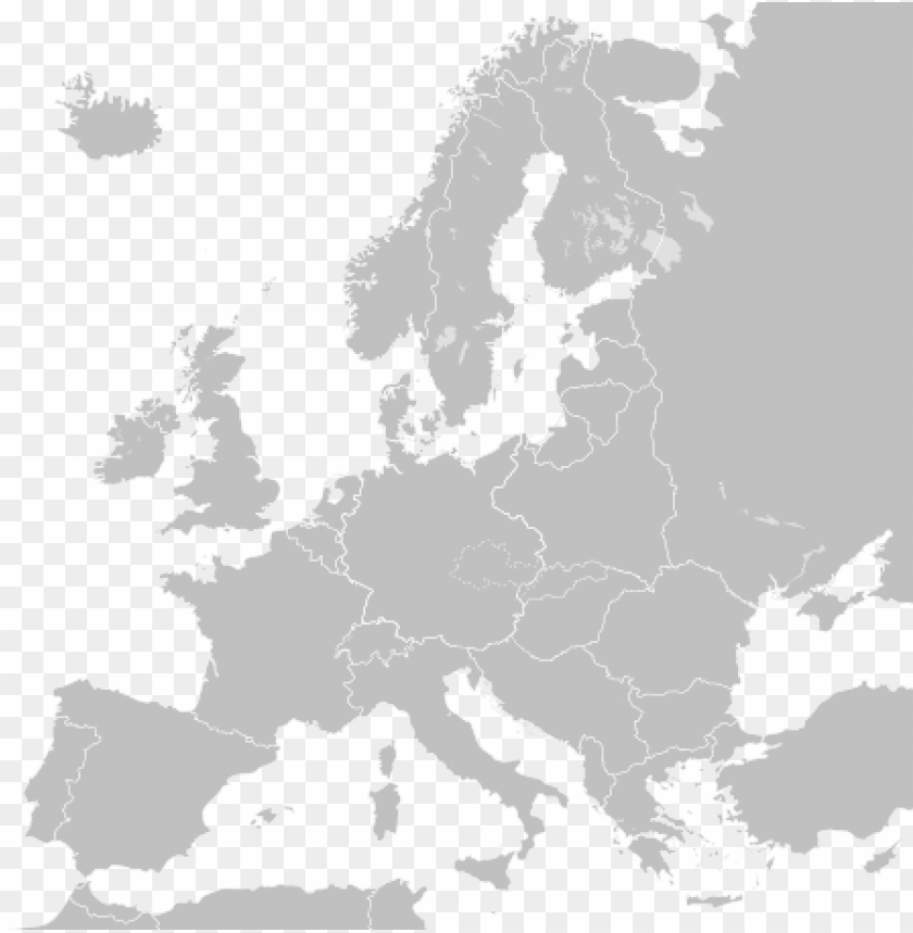 Free download | HD PNG library europe vector map outline blank map of ...