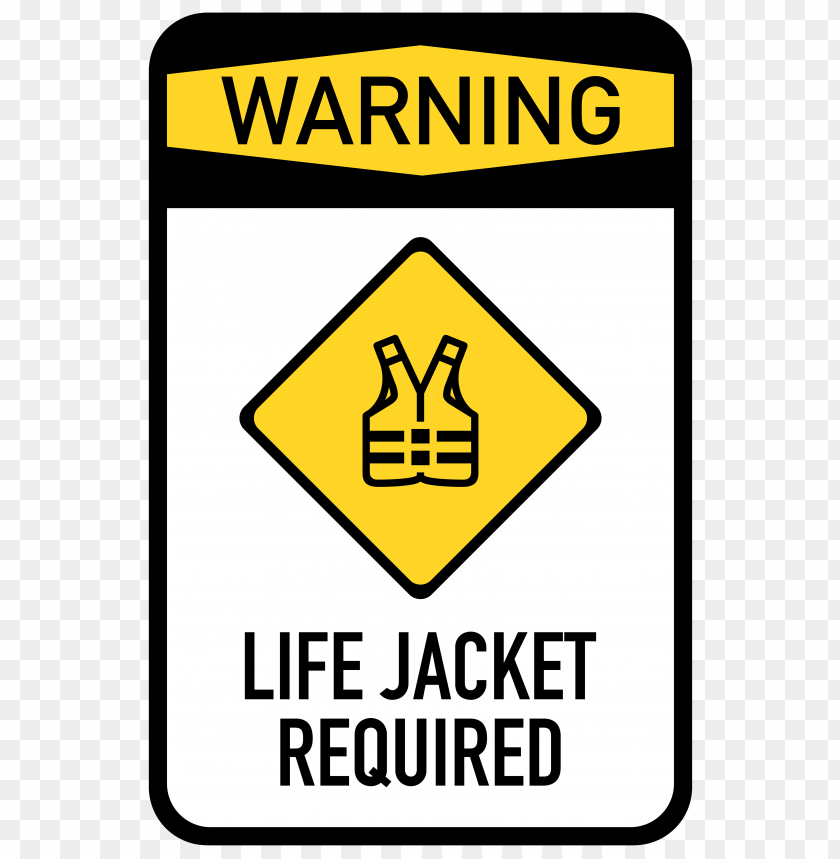 Free download | HD PNG life jacket required safety sign clipart png ...