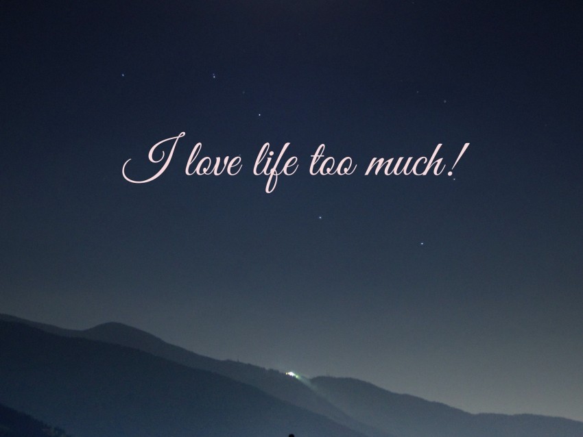Free download | HD PNG life love night inscription inspiration 4k ...