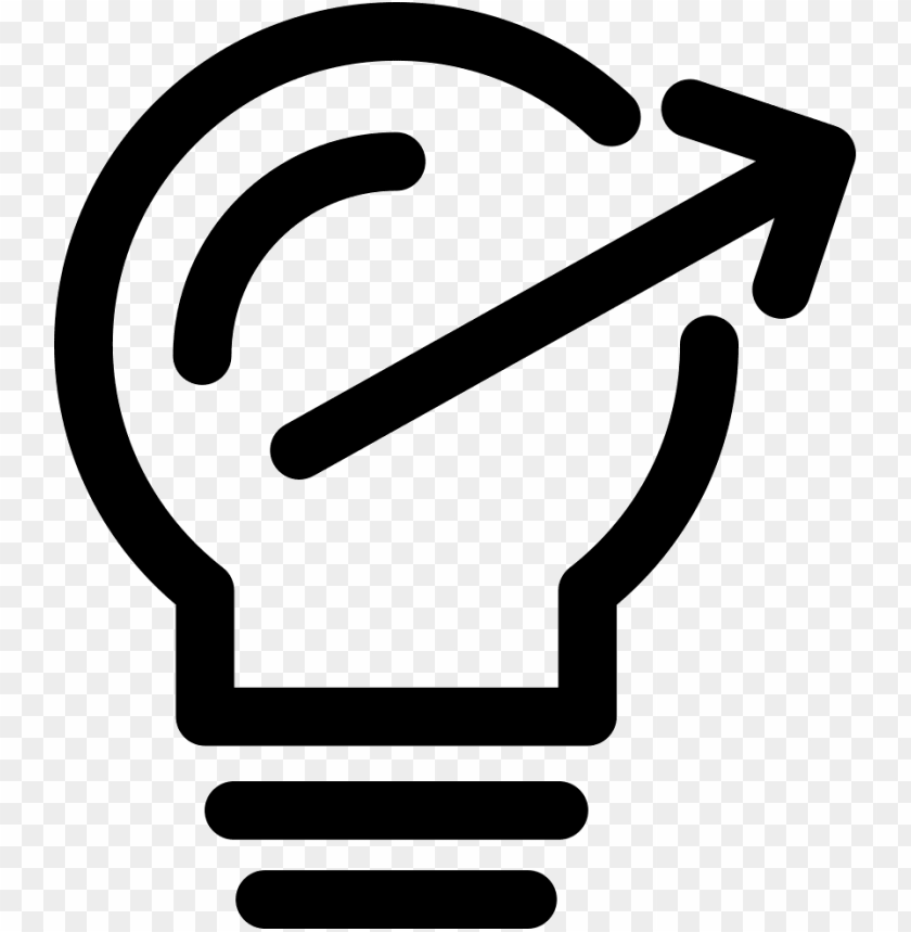 Free download | HD PNG light bulb arrow icon PNG transparent with Clear ...