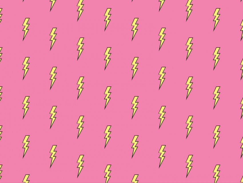 Free download | HD PNG lightnings texture patterns pink yellow 4k ...