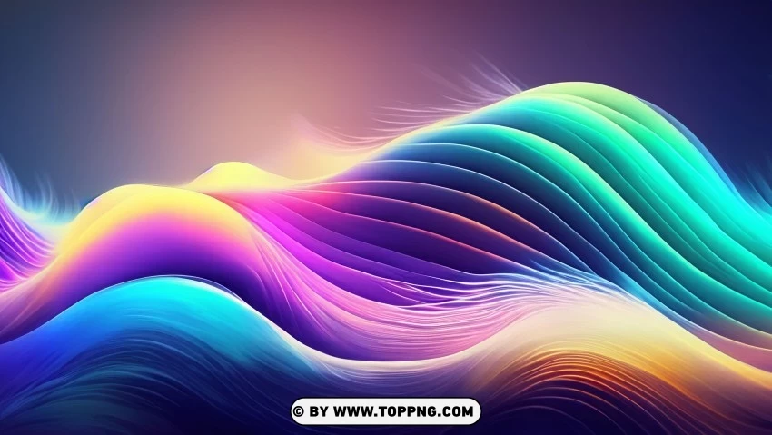 Free download | HD PNG lines vibrant waves of color in 4k wallpaper ...