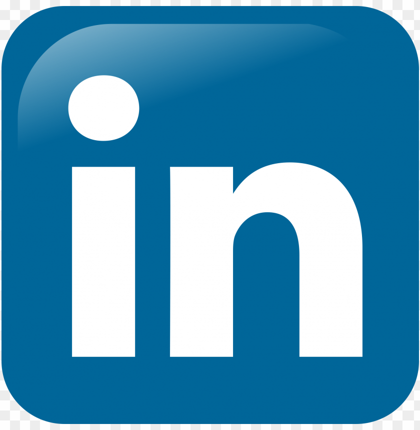 Free download | HD PNG glossy blue linkedin logo png | TOPpng
