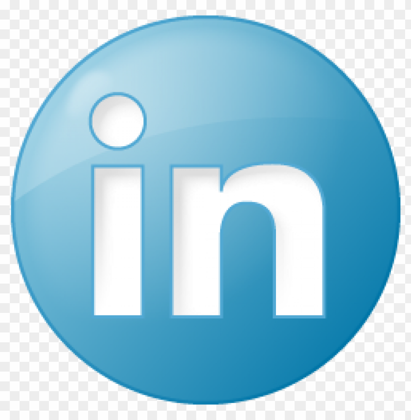 Free download | HD PNG glossy blue linkedin icon png | TOPpng