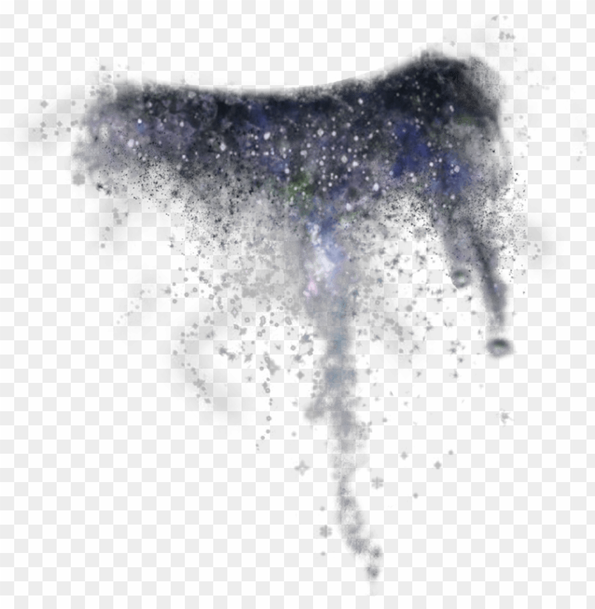 Free download | HD PNG litter glittertears broken blue black sticker ...