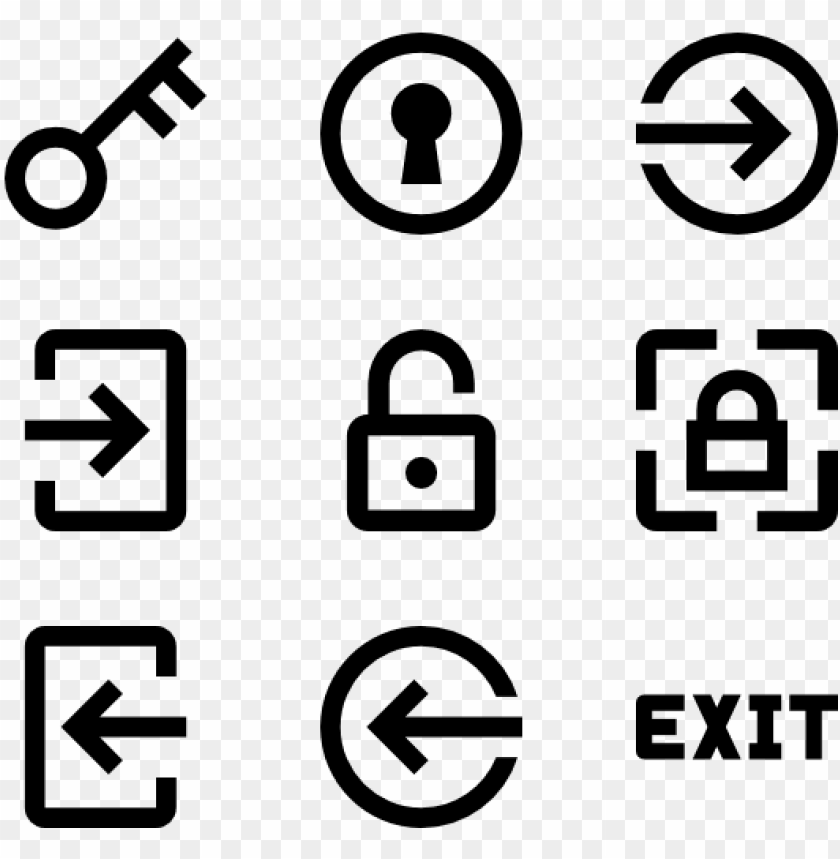 Free download | HD PNG login 14 icons login line icon PNG transparent ...