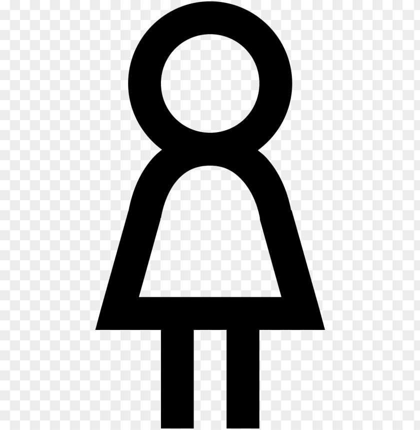 Free download | HD PNG logo of the girl consists of a stick figure with ...