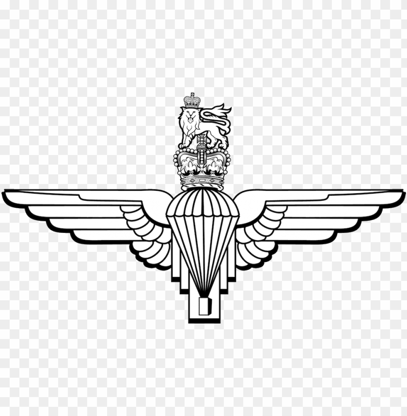 Free download | HD PNG logo of the parachute regiment parachute ...