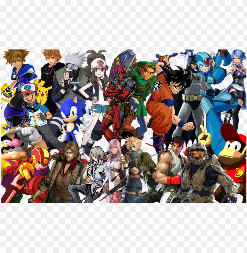 Free download | HD PNG lots of game characters PNG transparent with ...