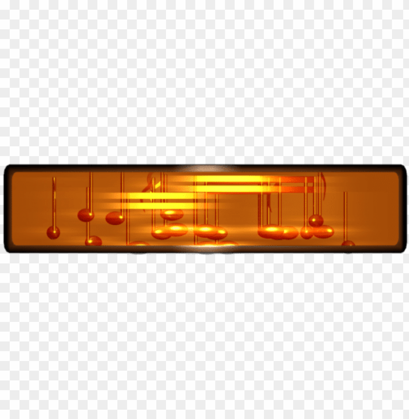 Free download | HD PNG lower third of rotating musical notes on a gold ...