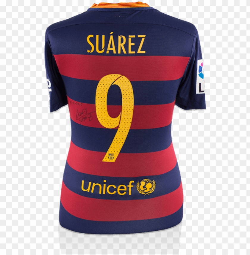 Free download | HD PNG luis suarez signed and match worn barcelona 2015 ...