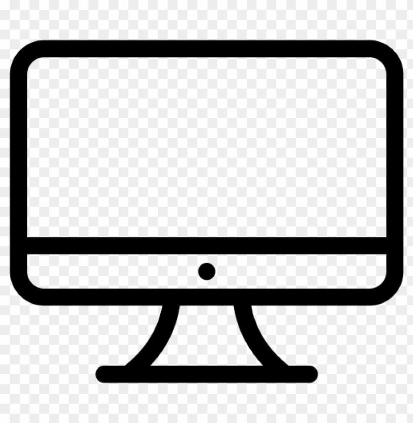 Free download | HD PNG mac computer screen outline icon | TOPpng