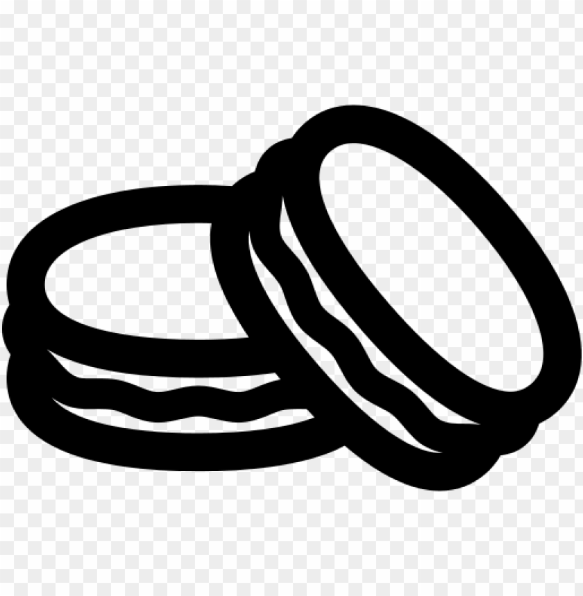 Free download | HD PNG black and white macaron icon PNG images with ...