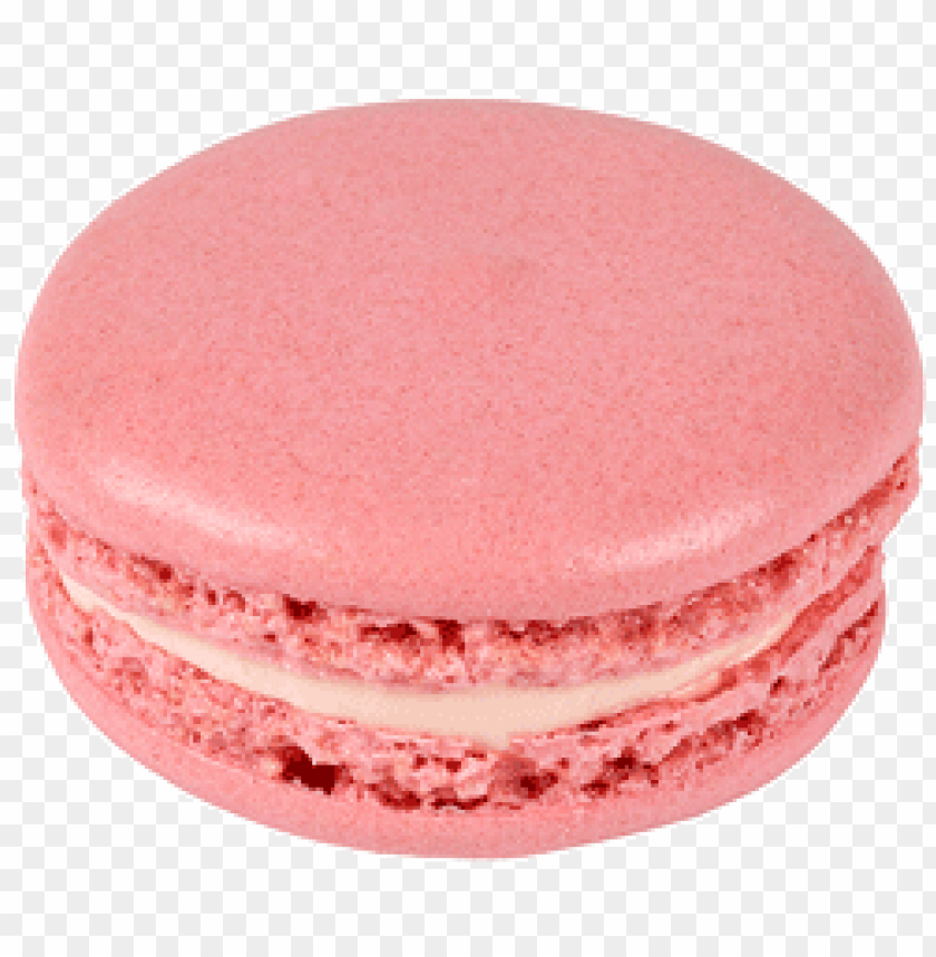 Free download | HD PNG single pink macaron with light cream PNG images ...