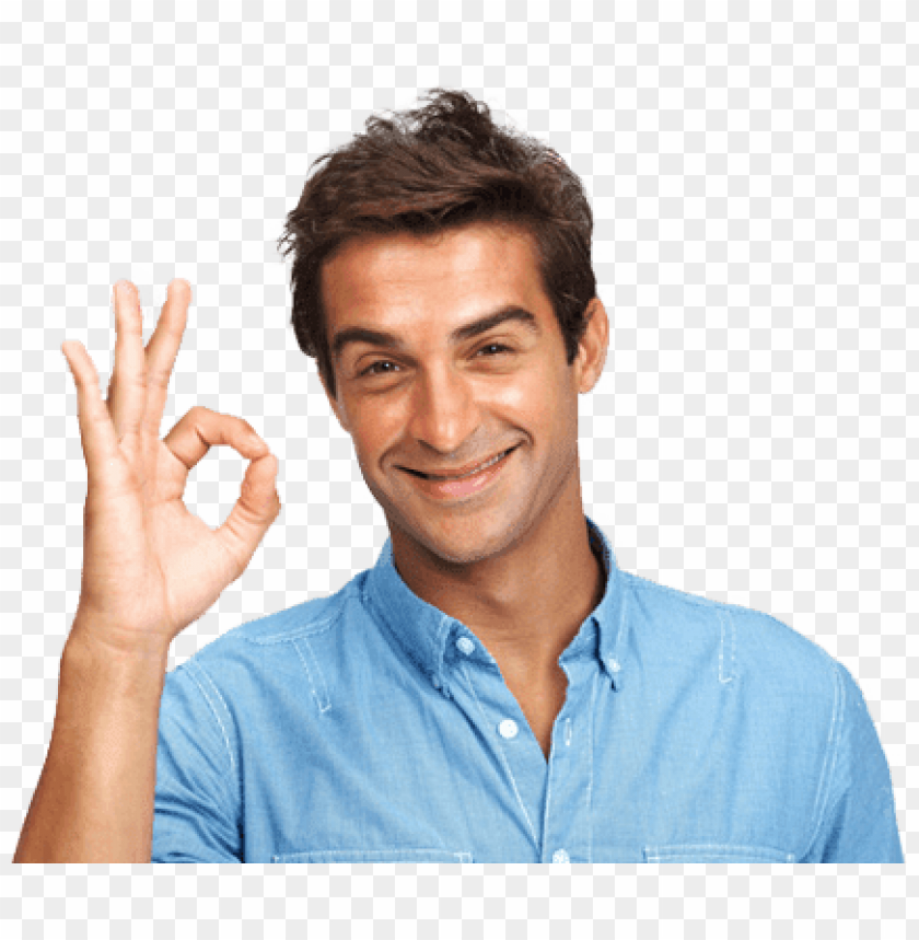 Free download | HD PNG Transparent background PNG image of man ok ...