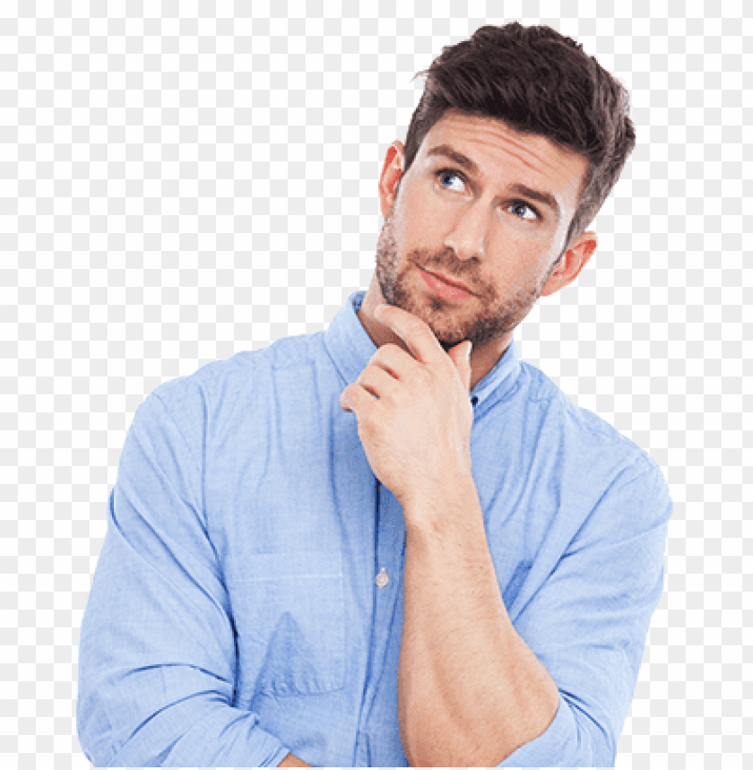 Free download | HD PNG Transparent background PNG image of man thinking ...