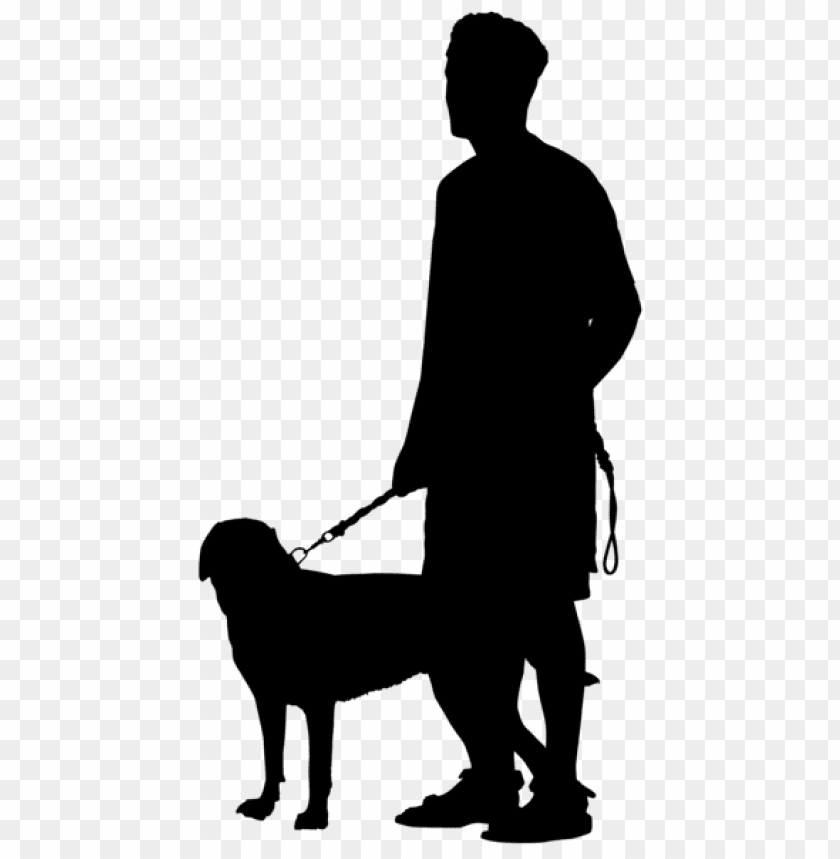 Free download | HD PNG Transparent man with dog silhouette PNG Image ...