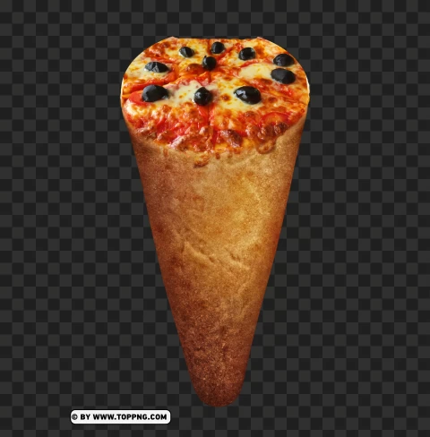 Free download | HD PNG margherita pizza cone with crispy crust hd ...