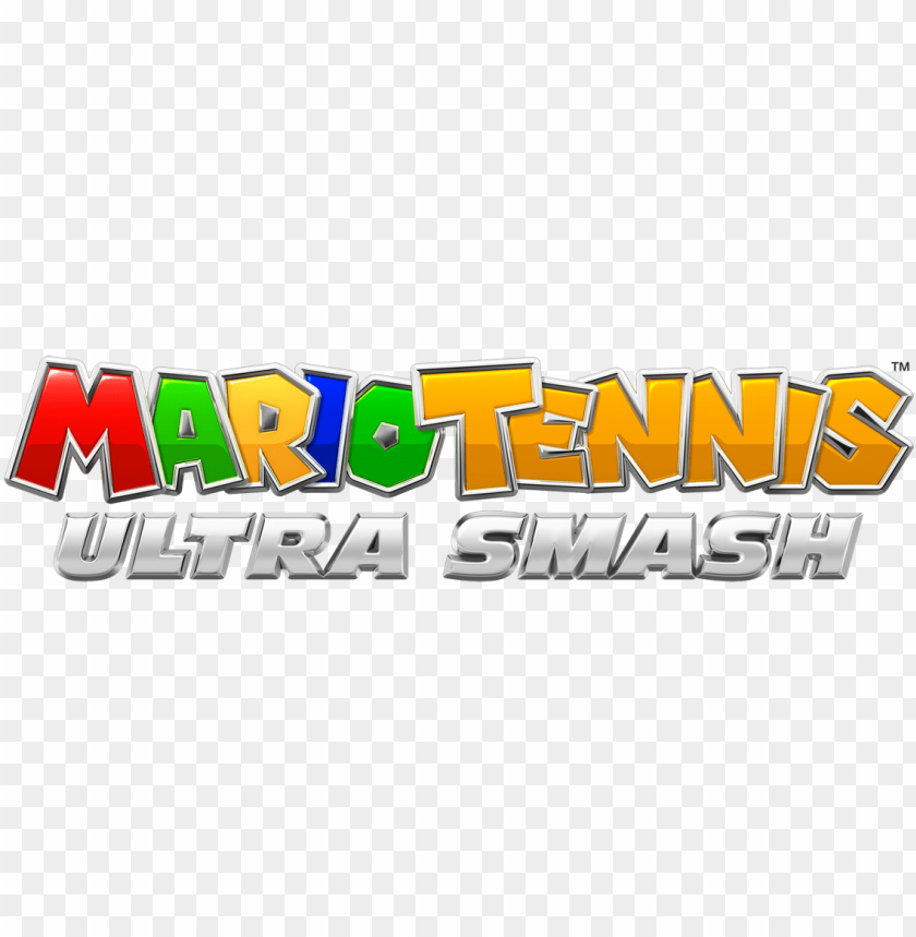 Free download | HD PNG mario tennis ultra smash logo mario tennis ultra ...