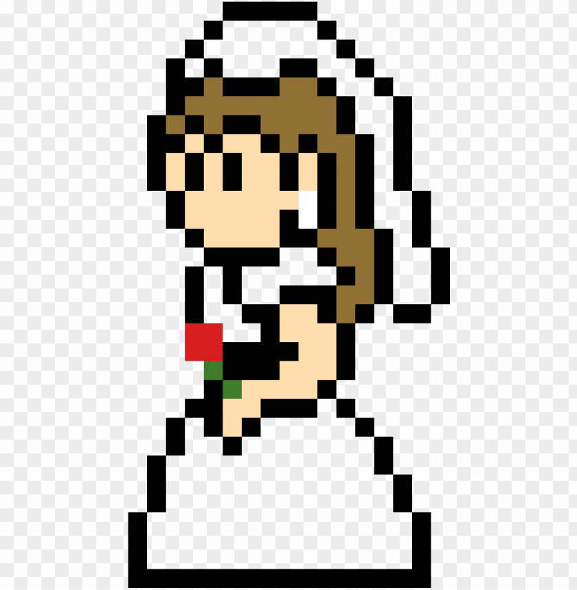 Free download | HD PNG mario wedding mario peach married pixel PNG ...