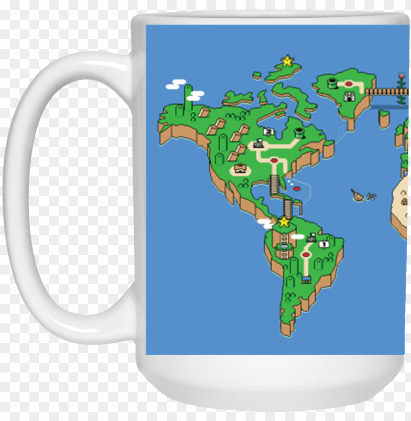 Free download | HD PNG mario world map theme mug super mario world map ...