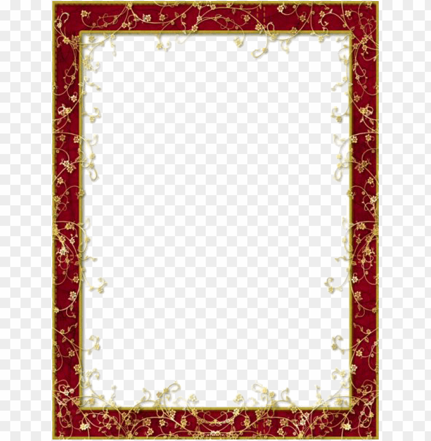 maroon border frame png - Free PNG Images | TOPpng