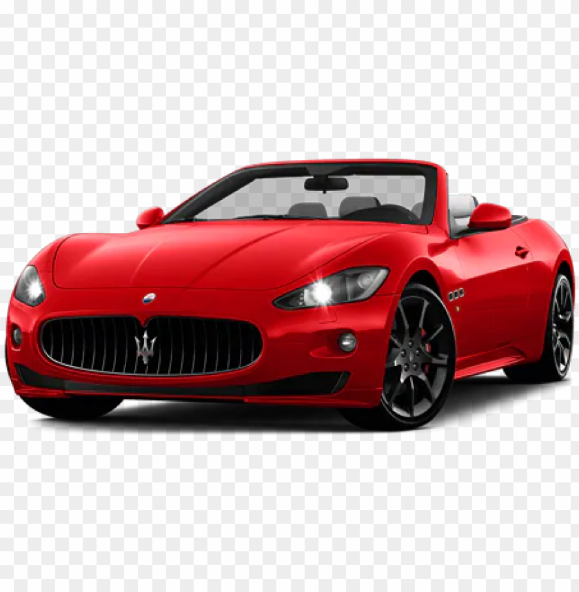 Free download | HD PNG red maserati grancabrio convertible front ...