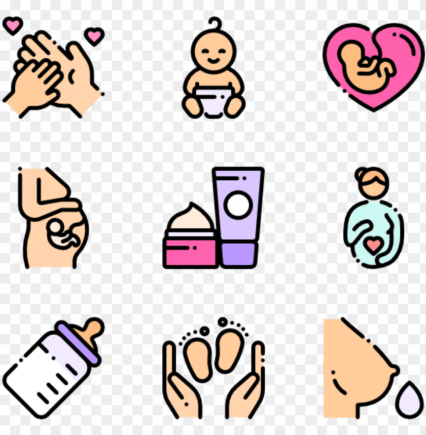 Free download | HD PNG maternity 50 icons icon png - Free PNG Images ID ...
