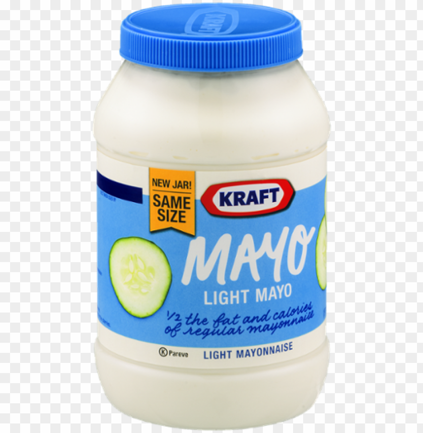Free download | HD PNG kraft mayo light in plastic jar PNG images with ...
