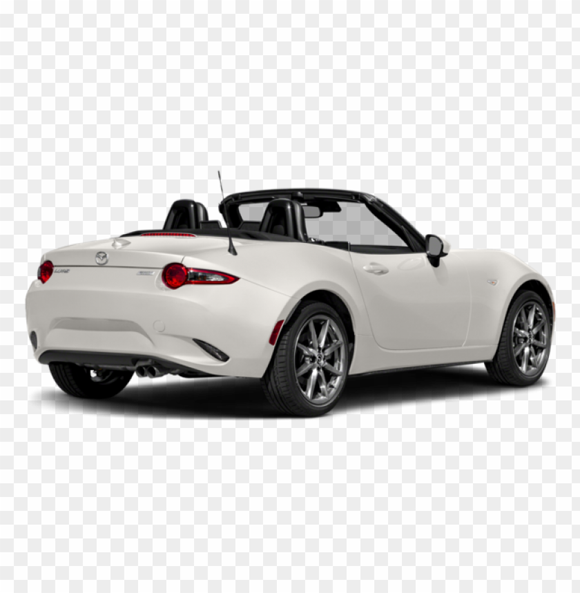 Free download | HD PNG white mazda mx 5 convertible rear angle - Image ID 479475 | TOPpng