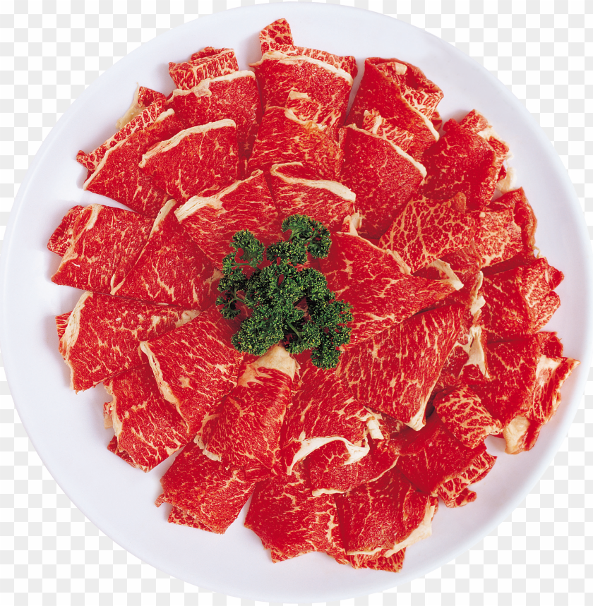 Free download | HD PNG thinly sliced beef in a circular arrangement PNG ...