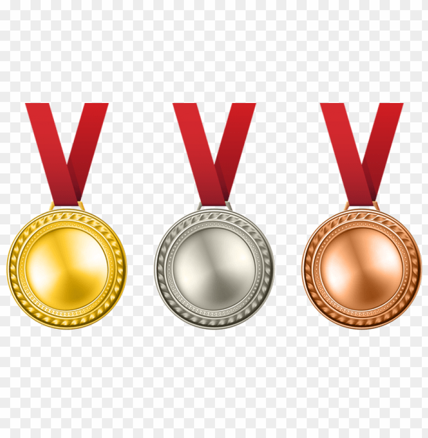 Free download | HD PNG medals set transparent clipart png photo - 48210 ...