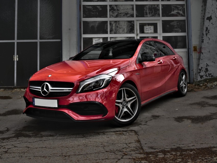 Free download | HD PNG mercedes benz cls class mercedes car red side ...