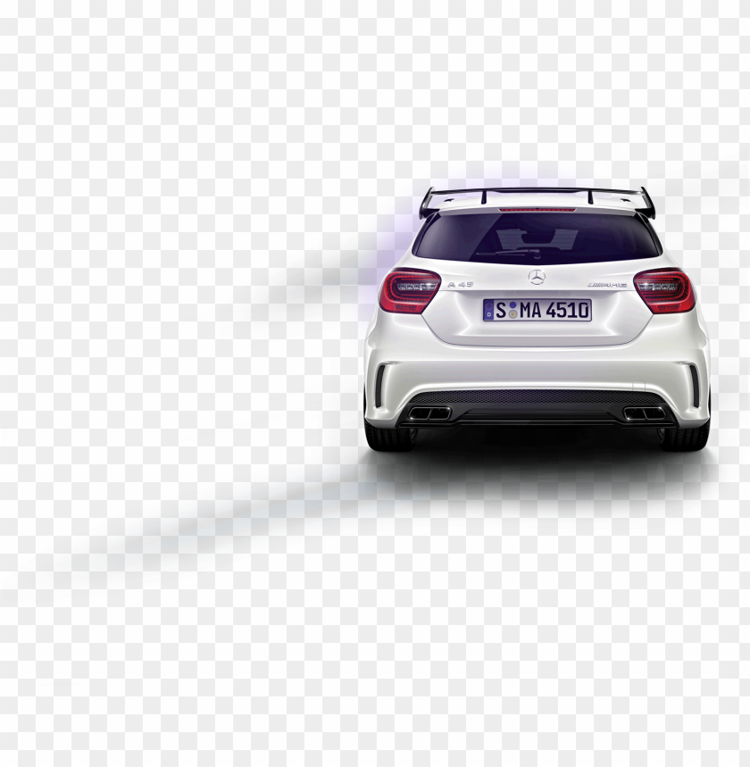 Free download | HD PNG white mercedes benz hatchback rear view - Image ...