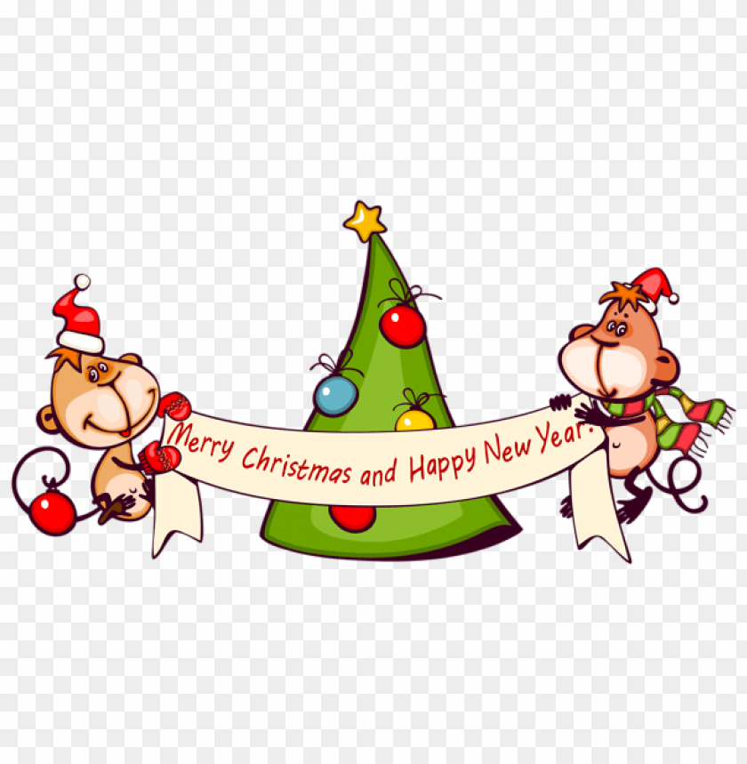 Free download | HD PNG merry christmas with monkeys PNG Images 41365 ...