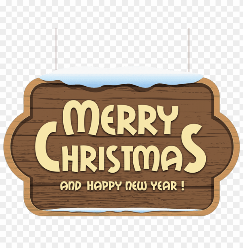 Free download | HD PNG merry christmas wooden sign PNG Images 41383 ...