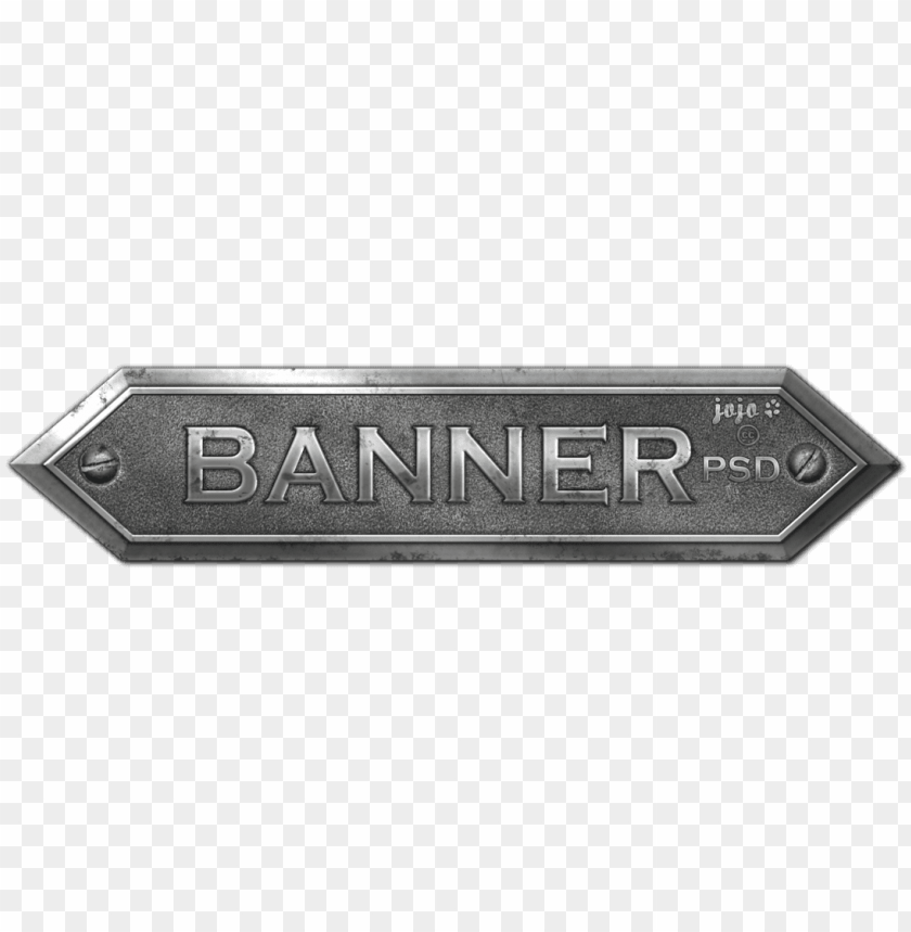 Free download | HD PNG metal banner PNG transparent with Clear ...