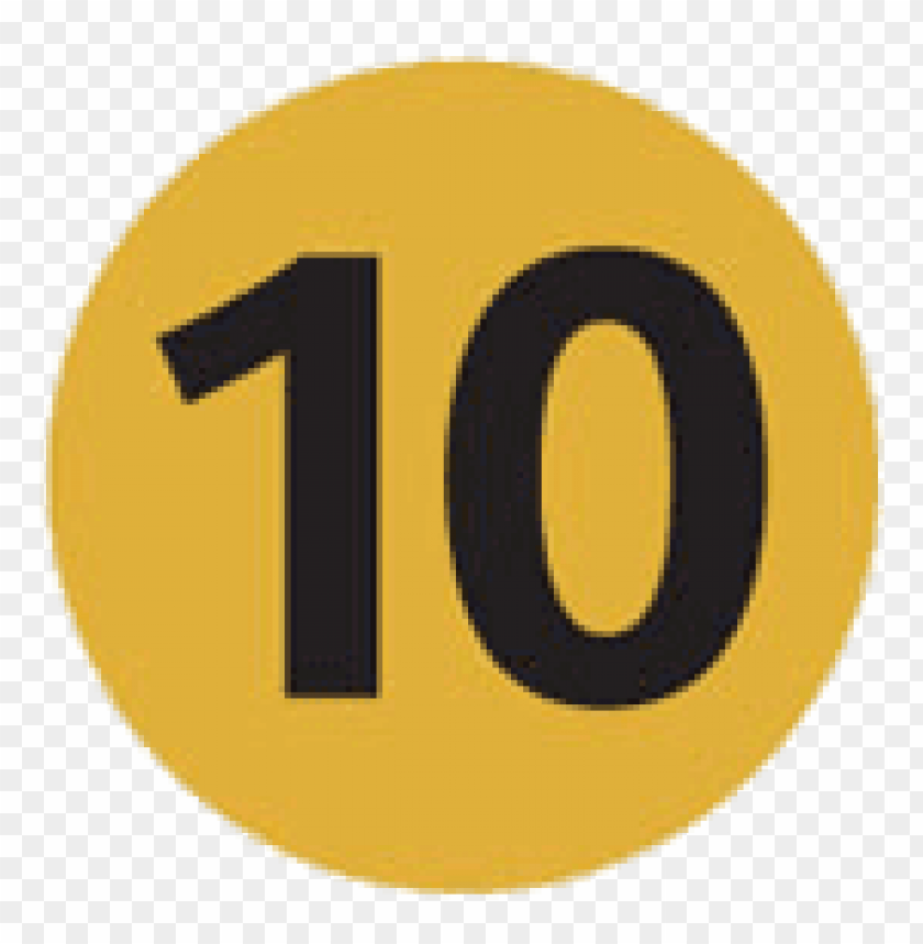 Free download | HD PNG Transparent PNG image Of yellow number 10 paris ...