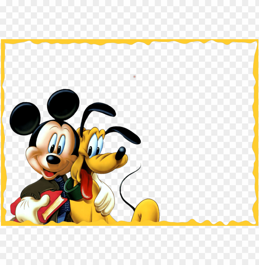 Free download | HD PNG mickey and pluto kidsframe background best stock ...