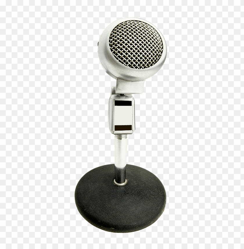 Free download | HD PNG retro style microphone with round base | TOPpng