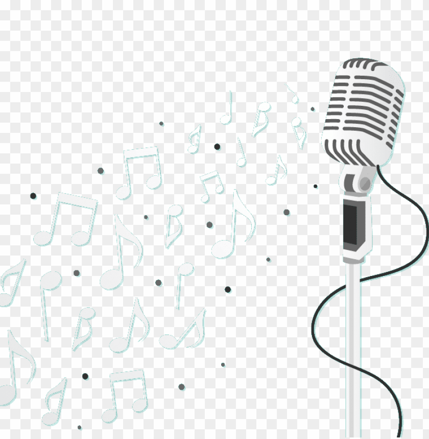 Free download | HD PNG microphone music notes PNG transparent with ...