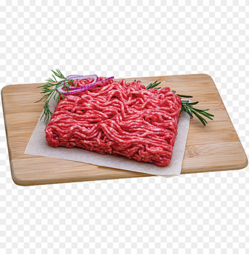 Free download | HD PNG raw ground beef on wooden cutting board PNG ...